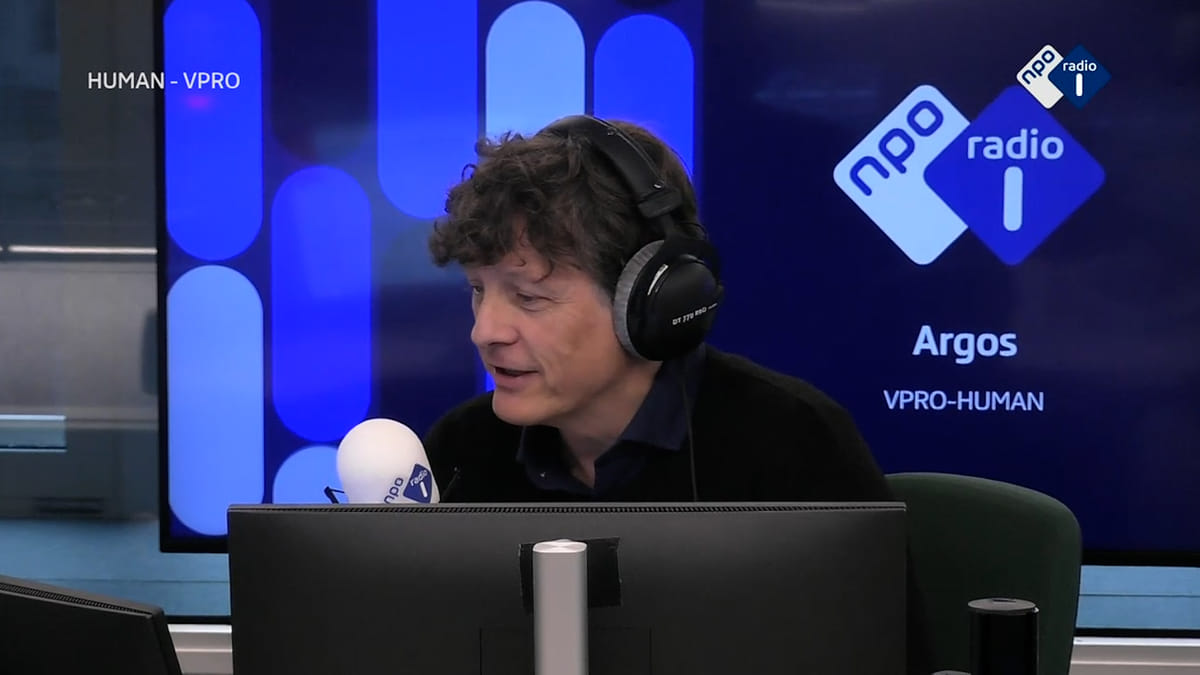 Vanaf nu hoor je Argos om de week op NPO Radio 1 | Argos - onderzoeksjournalistiek - HUMAN/VPRO